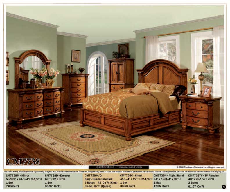 NEW 5pc Queen All Wood Traditional Bedroom Set CM7738 EBay NEW 5pc Queen All Wood Traditional Bedroom Set CM7738 EBay
